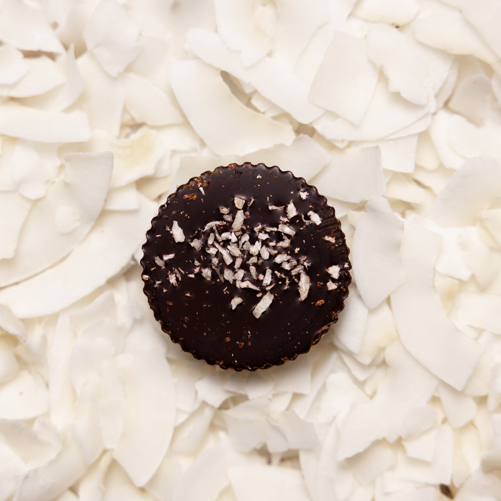 Dark Chocolate Coconut Cups – Chocxo