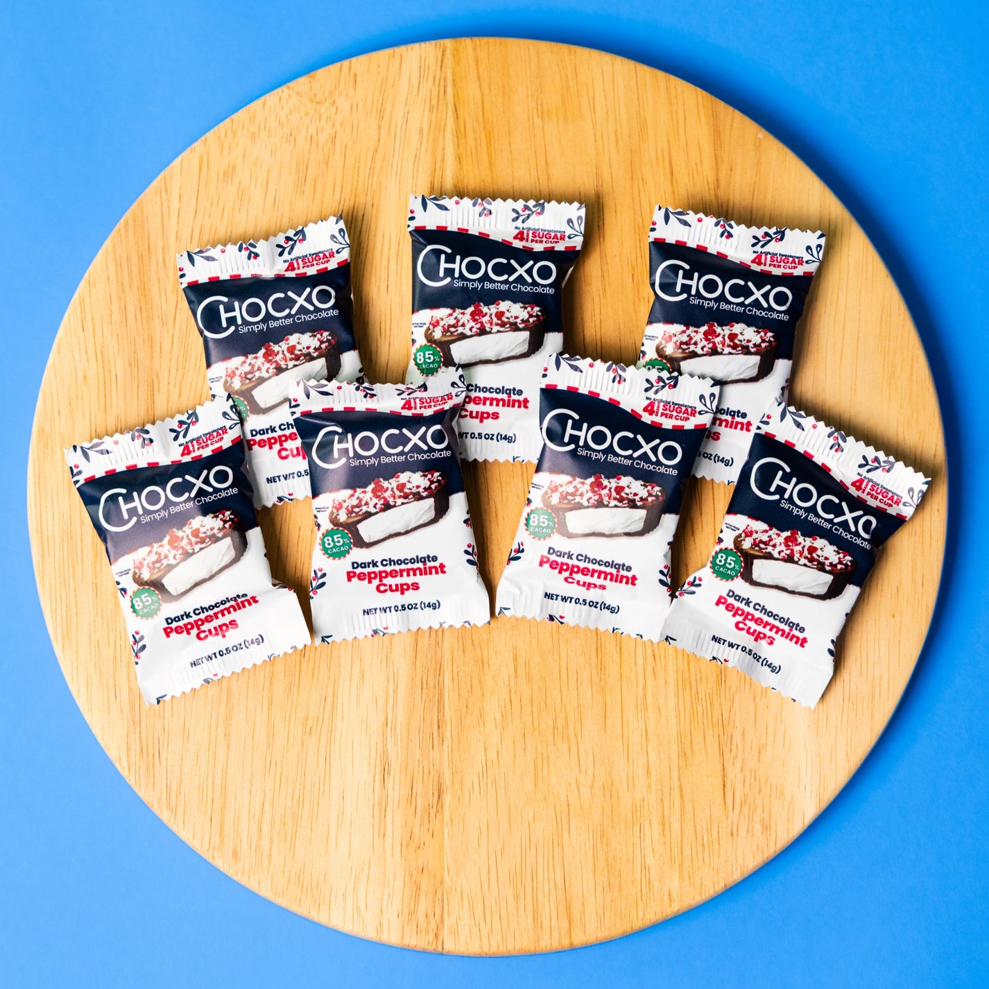 Dark Chocolate Peppermint Cups – Chocxo