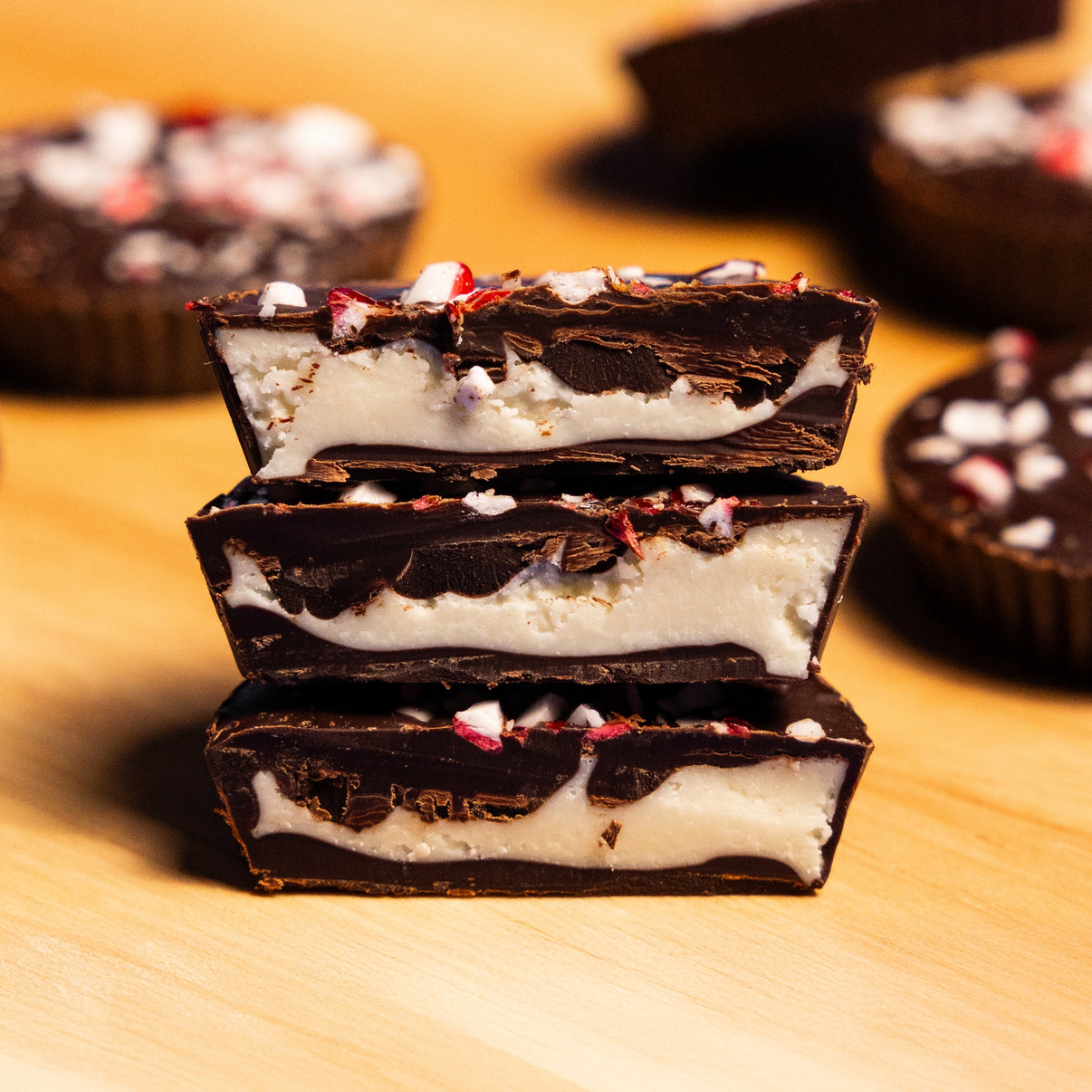 Dark Chocolate Peppermint Cups – Chocxo
