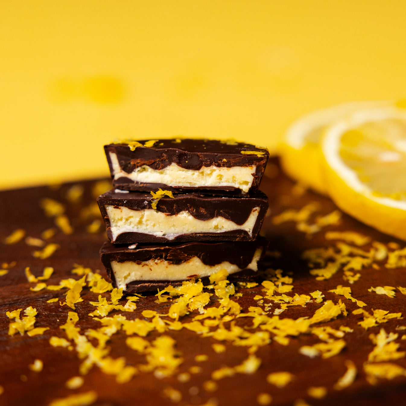 Dark Chocolate Lemon Crème Cups – Chocxo