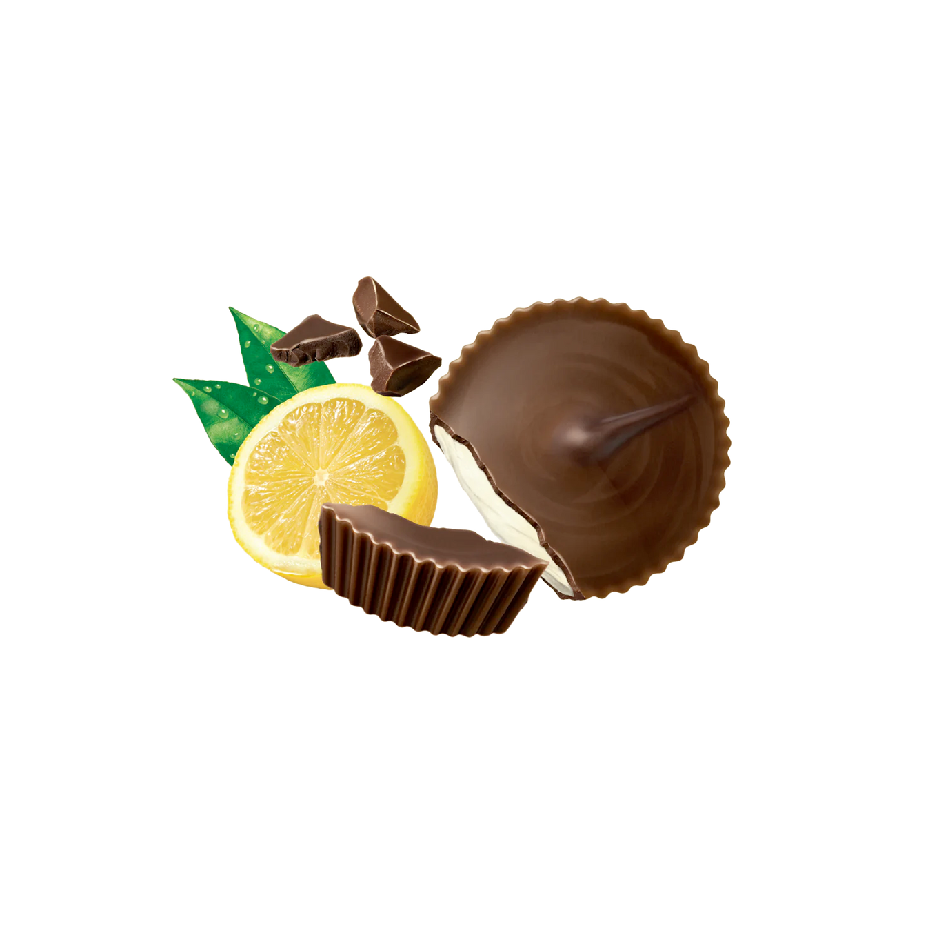 Dark Chocolate Lemon Crème Cups – Chocxo